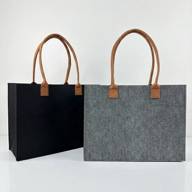 Custom Felt Tote Bag with Logo Printing | Promotional Gift