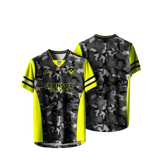 NFL - Custom Made Corporate Uniform, Promotional T-shirt - Green Cotton